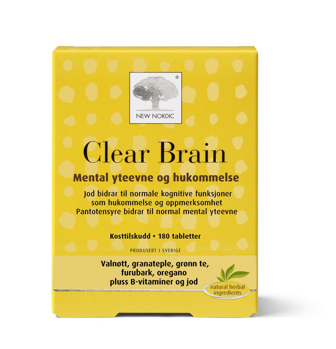 Clear Brain - 180 tabl. Køb den hos Med24.dk.
