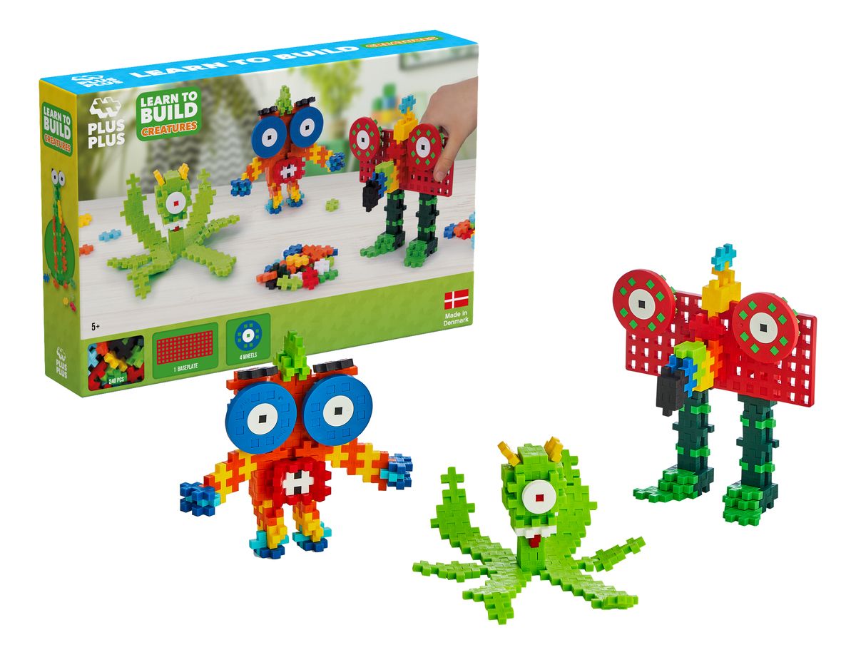 Plus-Plus Learn to Build Creatures - 240 stk.I Med24.dk