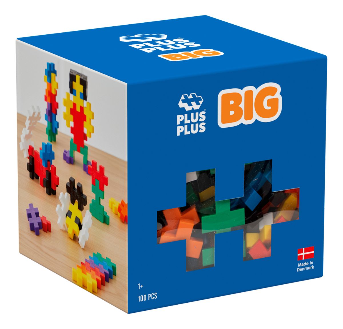 Køb Plus-Plus BIG Basic Mix - 100 stk. hos Med24.dk