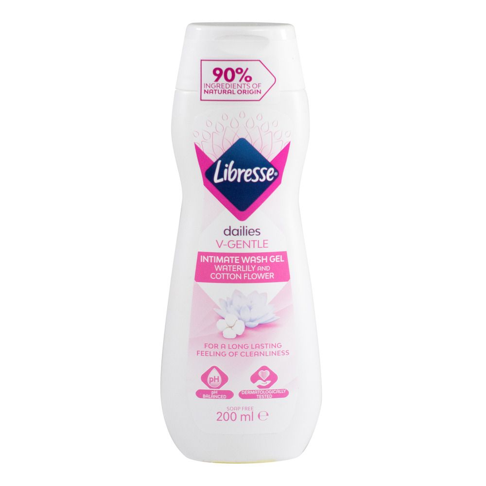 Libresse Waterlily and Cotton Flower intimsæbe - 200 ml. | Med24.dk