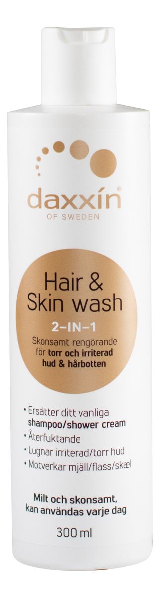Køb Daxxin Hair & Skin 2in1 - 300 ml. billigt hos Med24.dk