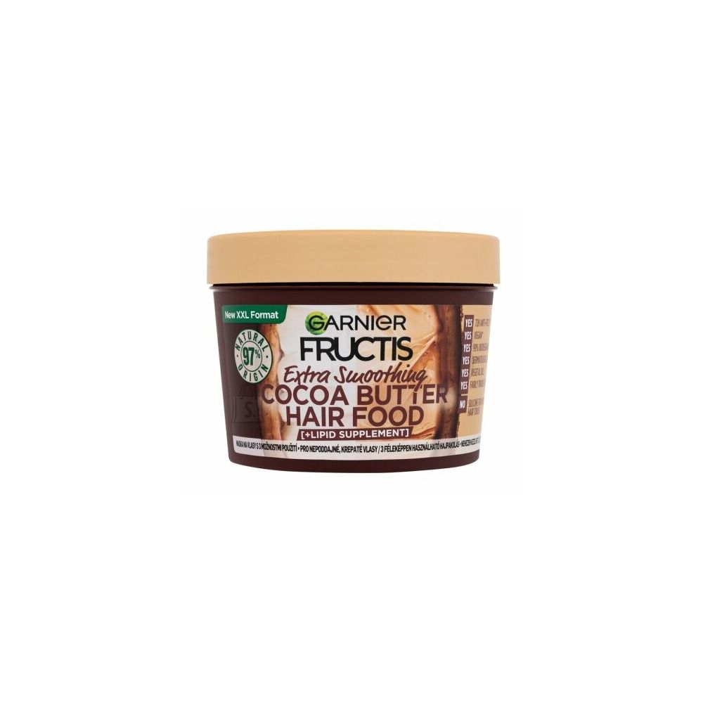 Garnier Fructis Hair Food Cocoa Butter Mask - 400 ml. | Med24.dk