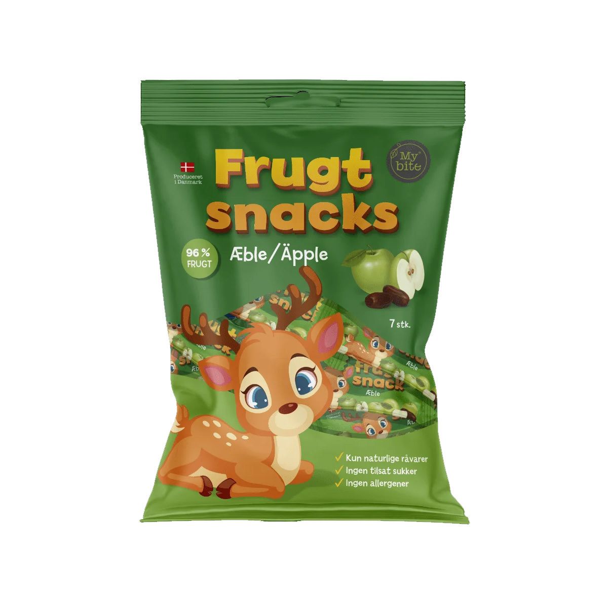 Nordthy Frugt Snacks Æble - 7 stk. - Med24.dk
