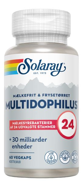 Køb Solaray Multidophilus 24 - 60 kaps. billigt hos Med24.dk