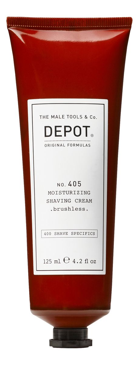 Køb Depot 405 Moisturizing Shaving Cream - 125 ml. hos Med24.dk