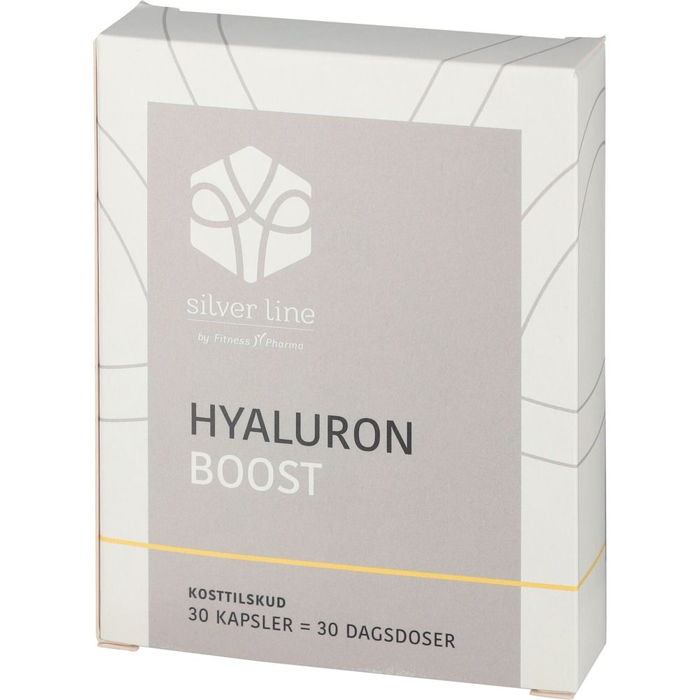 Silver Line by Fitness Pharma Hyaluron Boost - 30 kaps. | Med24.dk