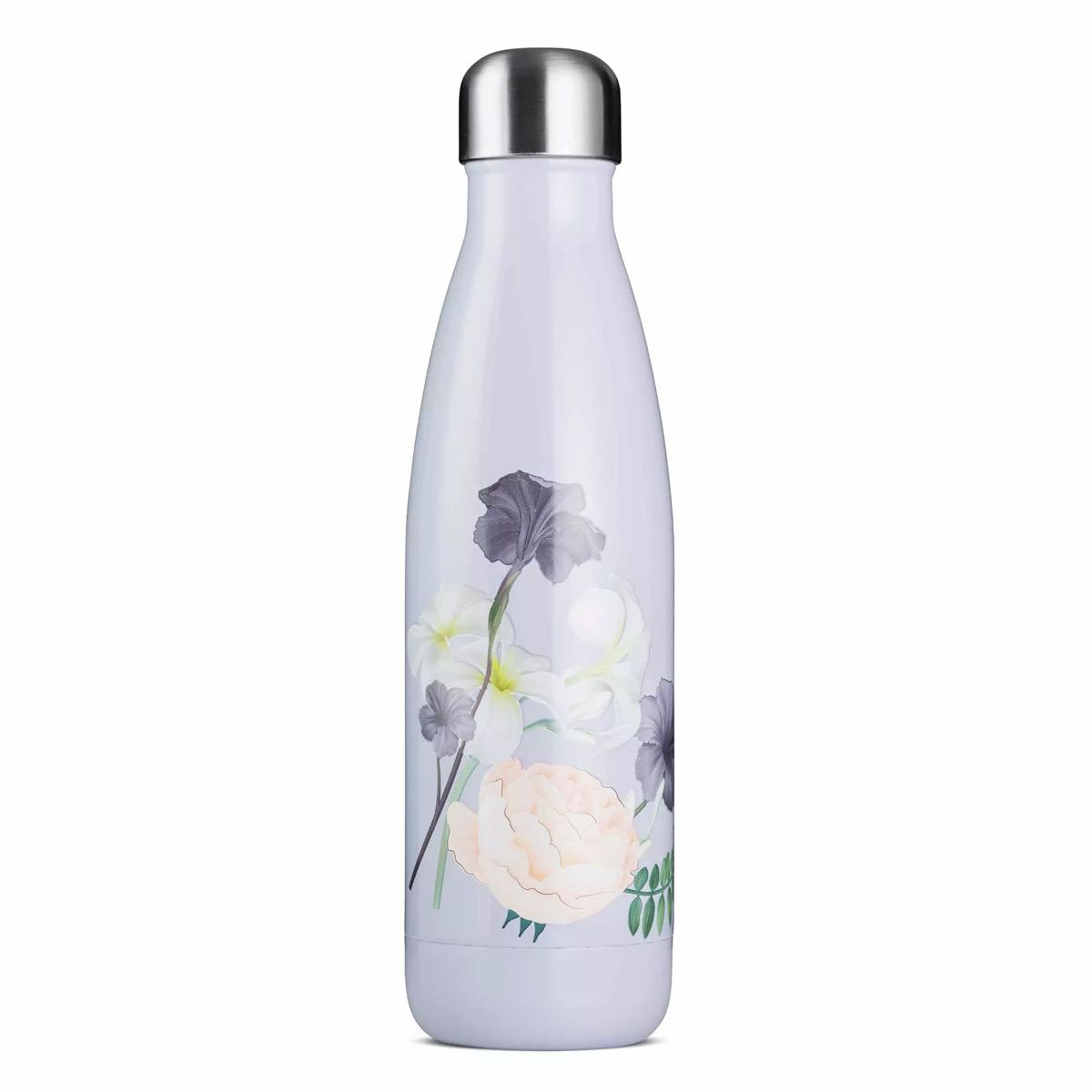 Jobout Vandflaske Lilla Blomster - 500 ml - Med24.dk