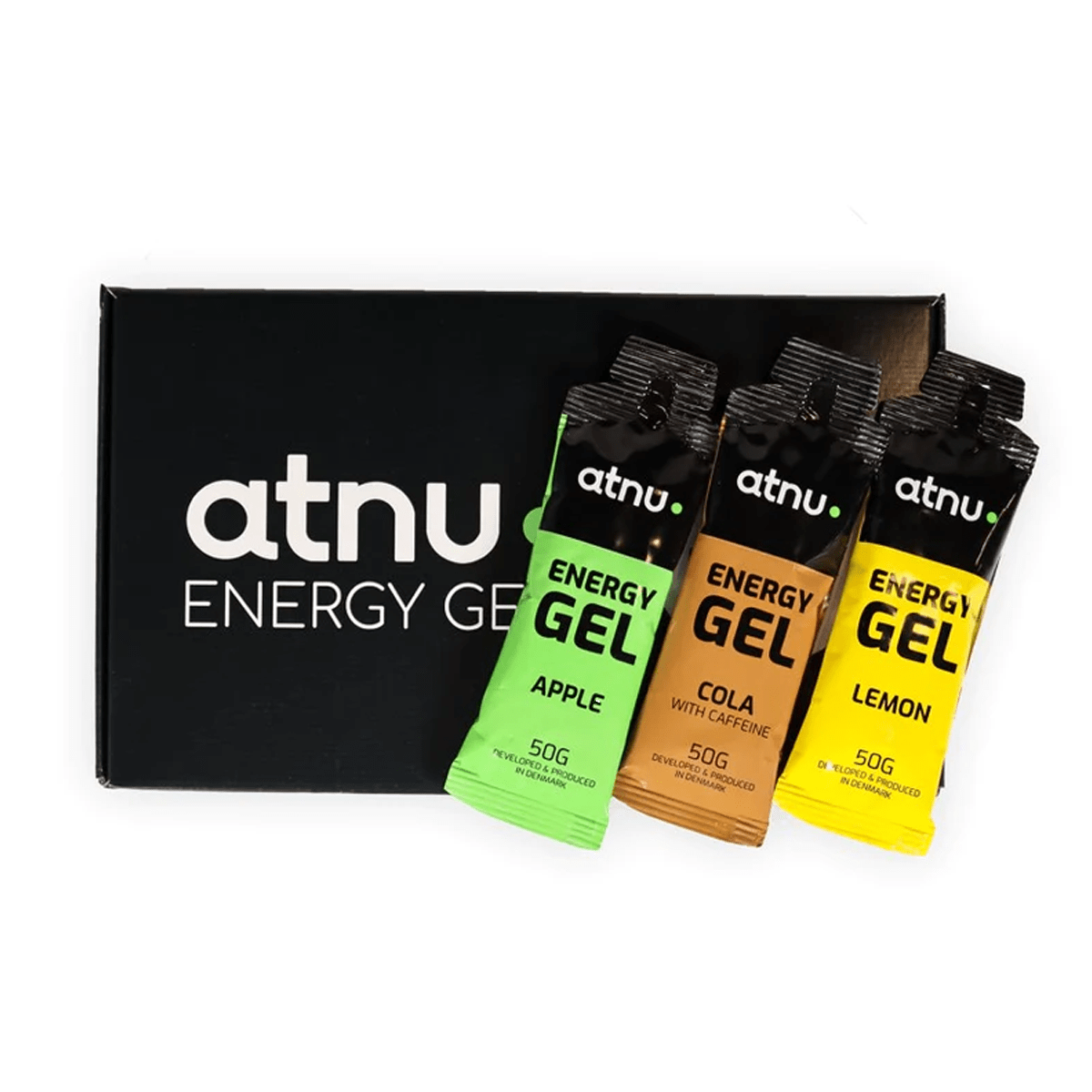 ATNU Energigel Mix - 1 Box (5 af hver smag) - Med24.dk