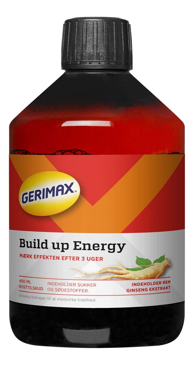 Køb Gerimax Build up Energy - 400 ml - billigt hos Med24.dk