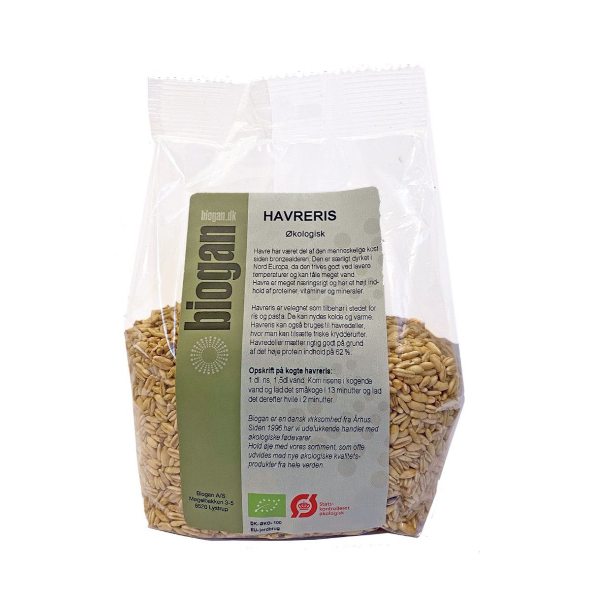 Biogan Havreris Ø - 750 g - Med24.dk