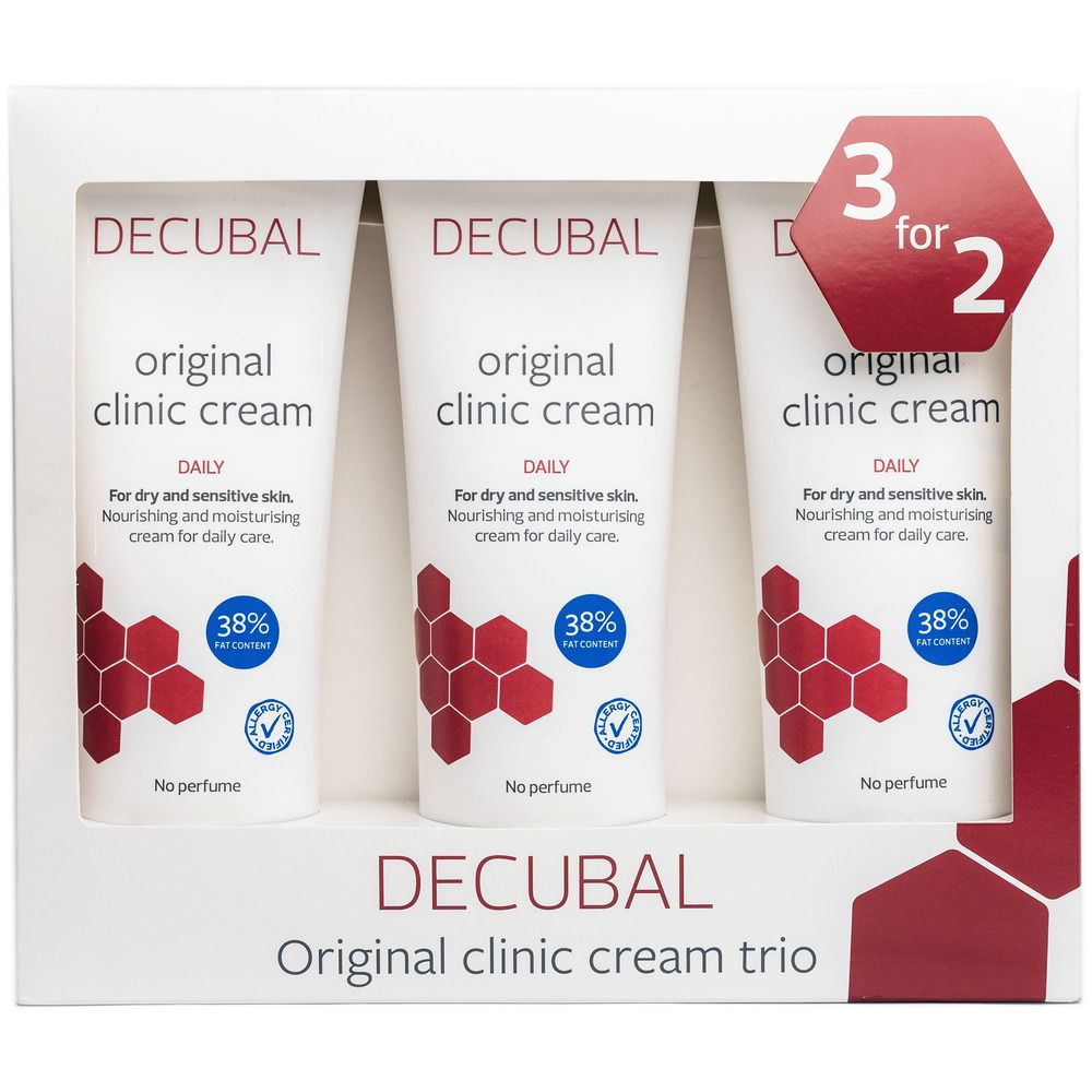 Køb Decubal Clinic cream - 3x250 g. billigt hos Med24.dk