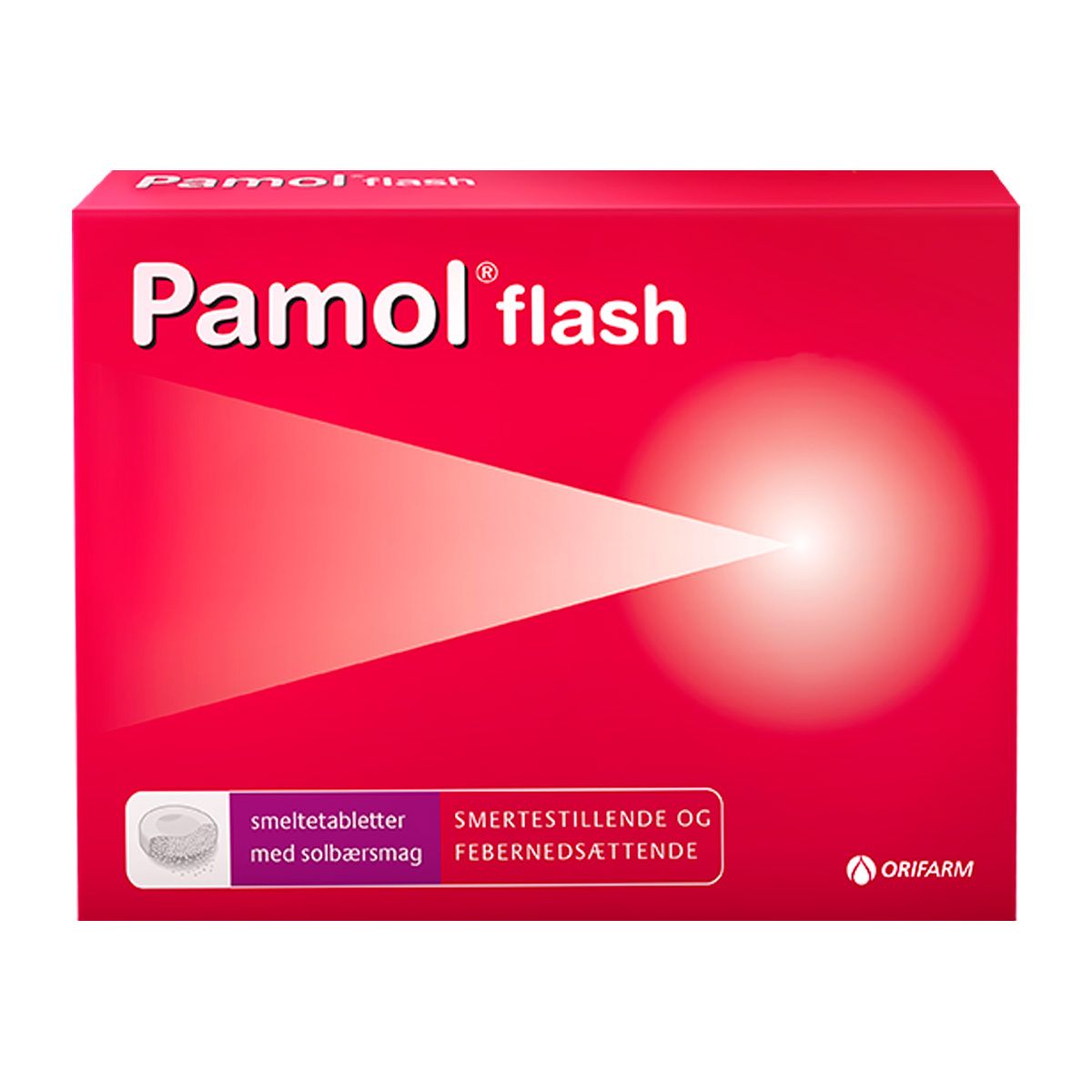 Pamol Flash 500 mg | 8 stk. smeltetabletter | Køb hos Med24.dk