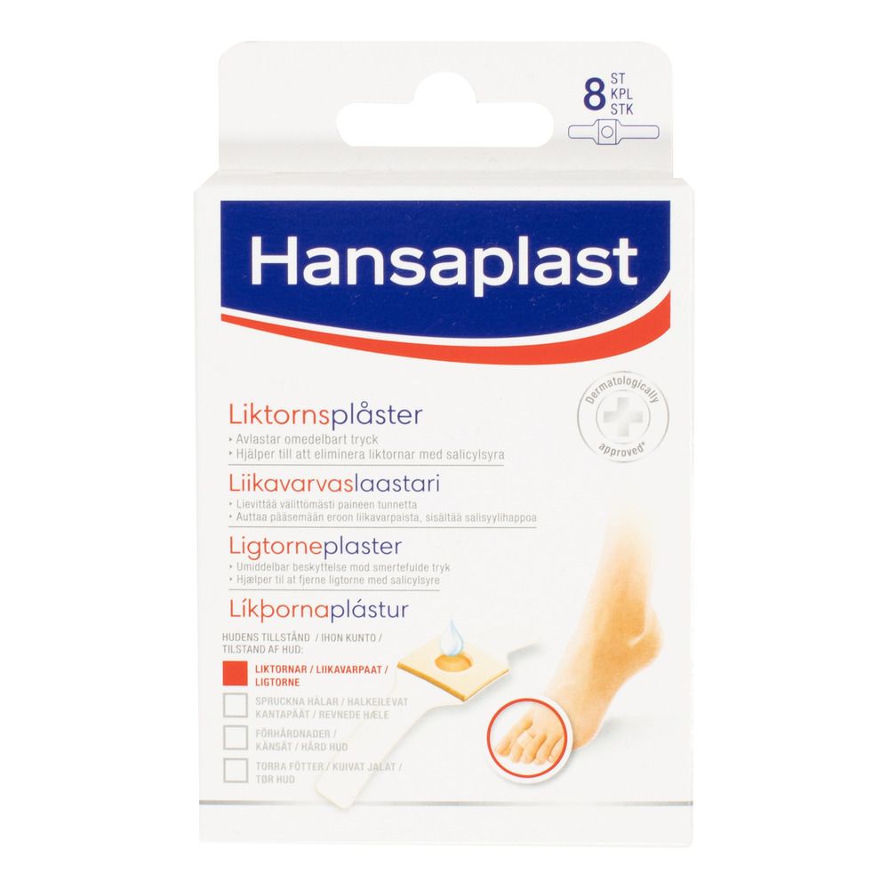 Hansaplast Cornina Ligtorneplaster - 8 stk. - Med24.dk