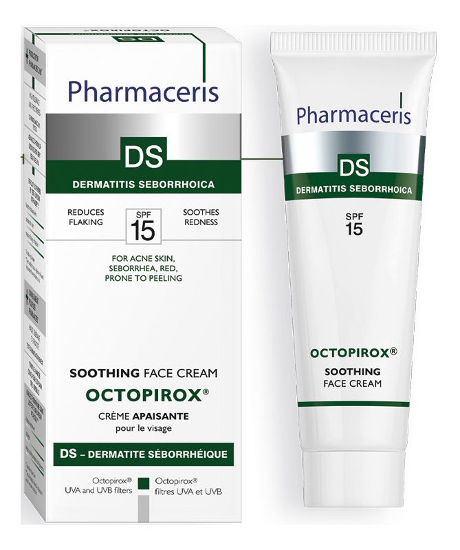 Pharmaceris DS - Octopirox Soothing Face Cream - 30 ml. | Med24.dk