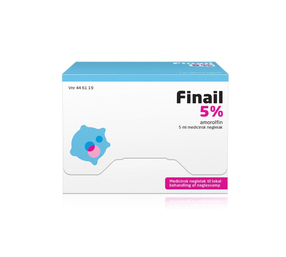 Finail 5 % medicinsk neglelak - 5 ml - Med24.dk