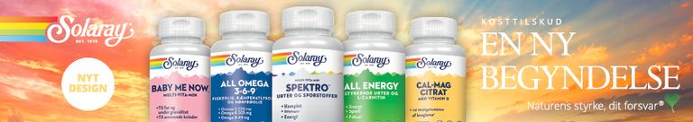Solaray | Mega B stress, Cal-Mag, d-vitamin mm. | Med24.dk