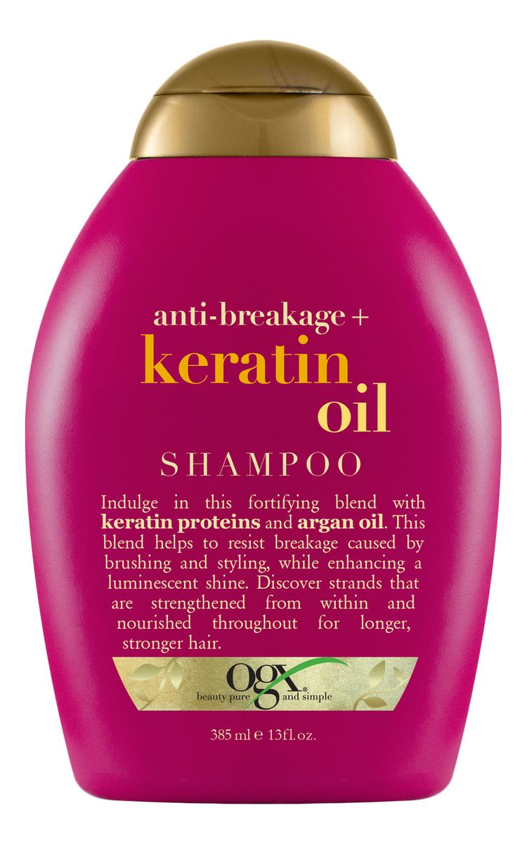 Køb Ogx Keratin Oil Shampoo - 385 ml. hos Med24.dk