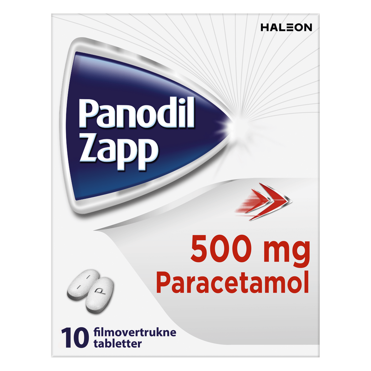 Panodil Zapp 500 mg - 10 tabl. ? Hurtig levering