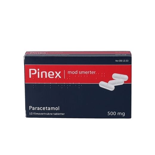 Pinex 500 mg - 10 tabletter - Med24.dk