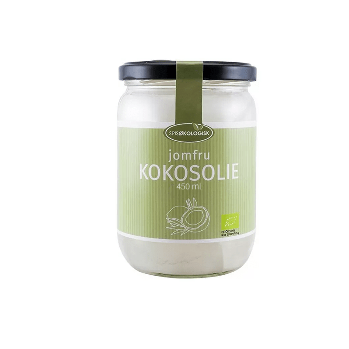 kokosolie koldpresset jomfru Ø - 450 ml - Med24.dk
