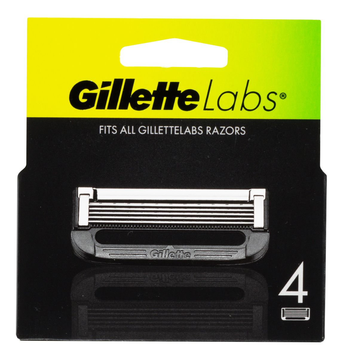 Køb Gillette Labs Barberblade - 4 stk. billigt hos Med24.dk