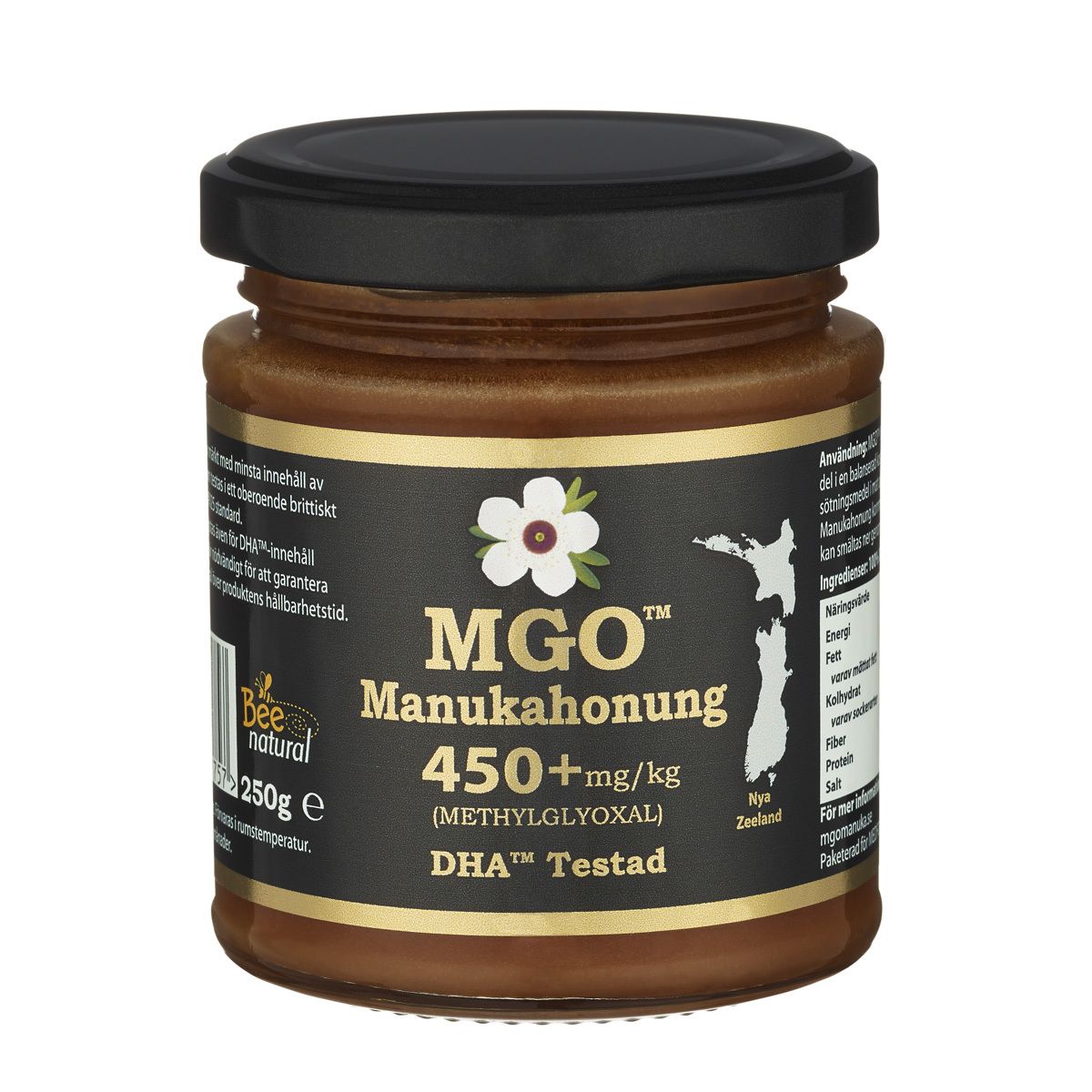 Mgo Manukahonning 450+ - 250 g - Med24.dk