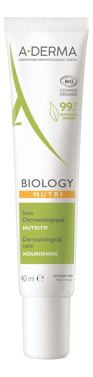 Køb A-Derma Biology Nutri Cream - 40 ml. hos Med24.dk