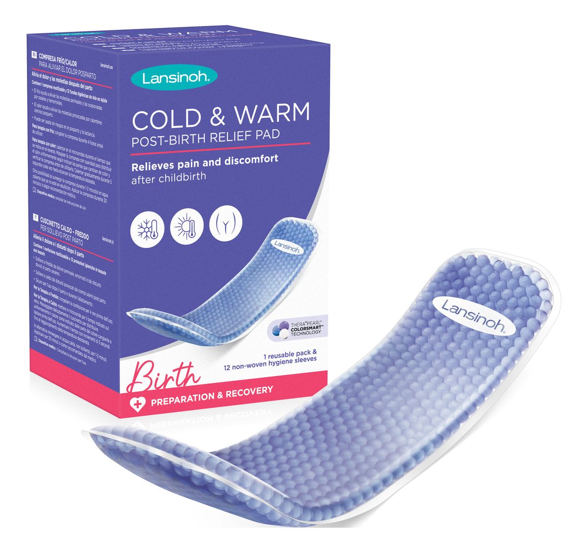 Køb Lansionoh Cold & Warm Post-Birth Relief Pad hos Med24.dk