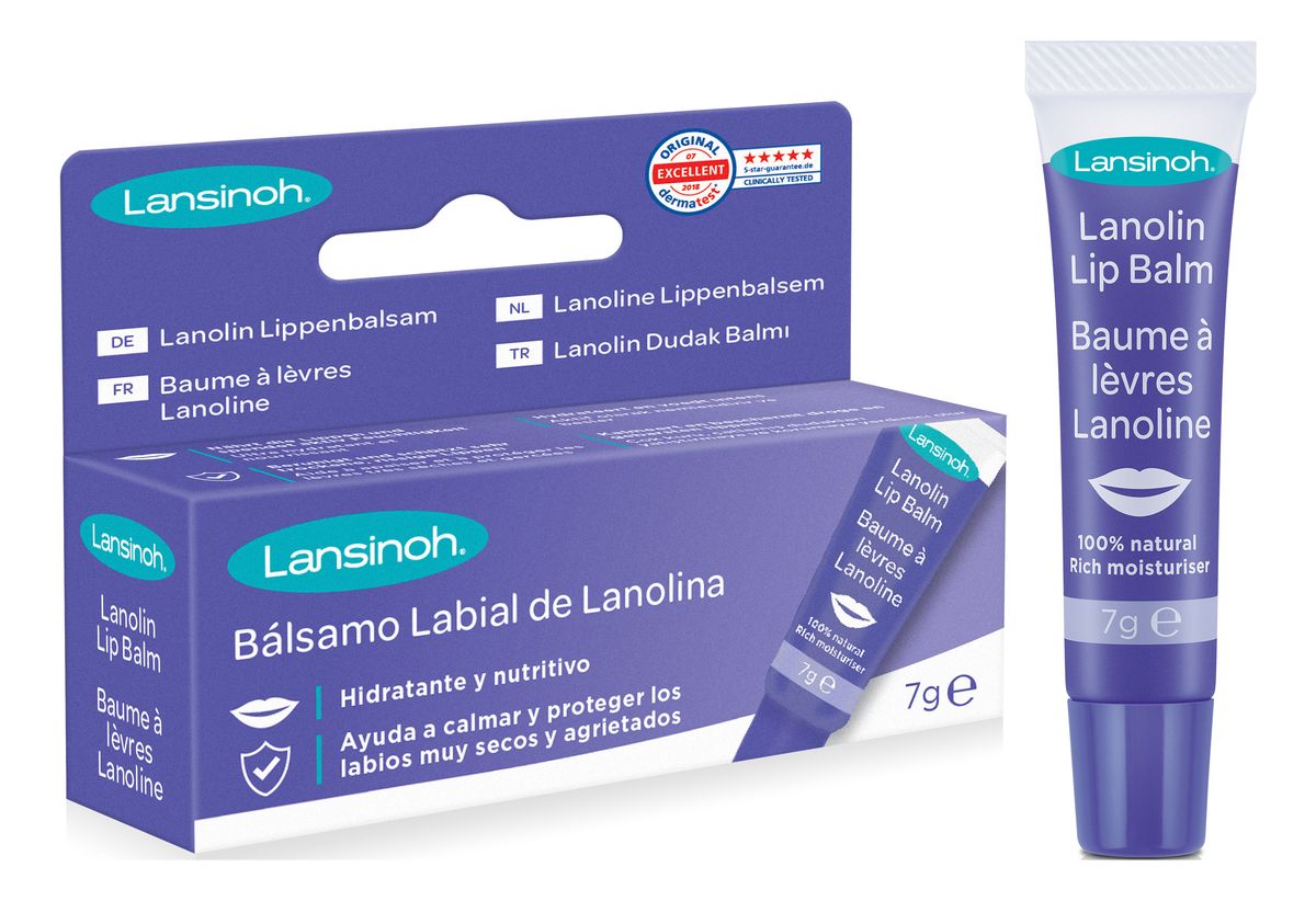 Køb Lansinoh Lanolin Lip Balm 7 ml. billigt hos Med24.dk