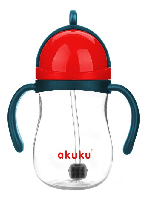 Køb Akuku Non-spill kop - blå/rød - 1 stk. billigt hos Med24.dk