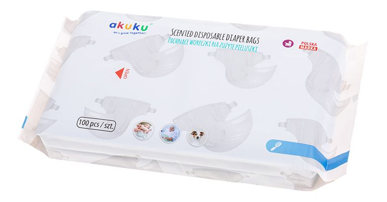 Køb Akuku Bleposer med duft - 100 stk. billigt hos Med24.dk