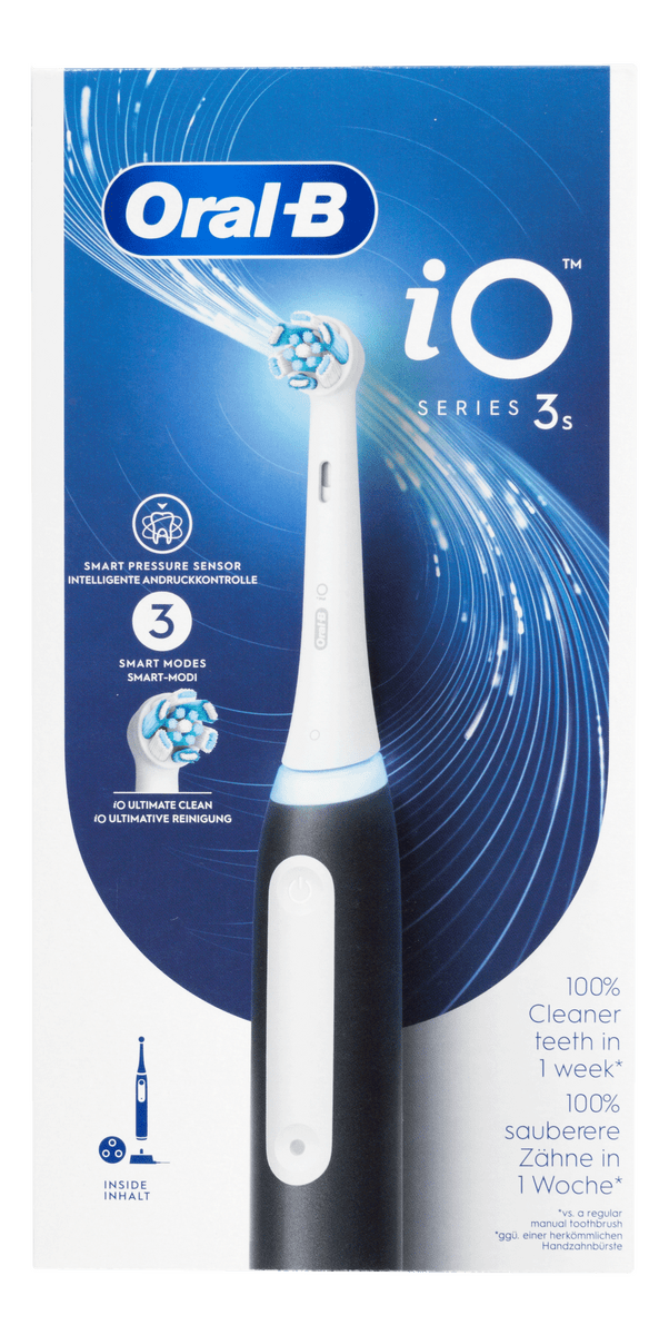 Køb Oral-B iO3S Matt Black - 1 stk. billigt hos Med24.dk