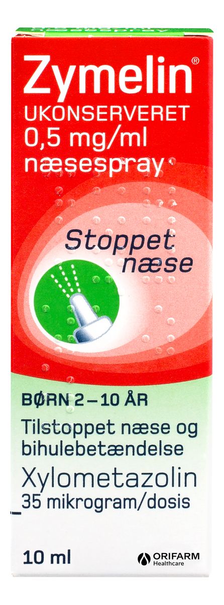 Køb Zymelin Ukonserveret Næsespray Børn 0,5 mg/ml. - 10 ml.
