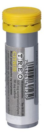 Treo Citrus 500+50 mg - 10 brusetabletter - Med24.dk