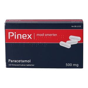 Pinex 500 mg - 10 tabletter - Med24.dk