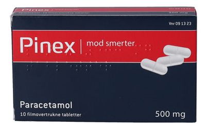 Pinex 500 mg - 10 tabletter - Med24.dk