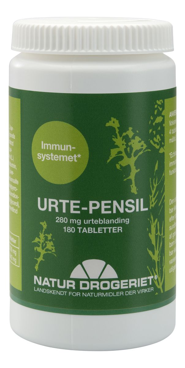 Køb Natur-Drogeriet Urte-Pensil 280 mg - 180 tabl. hos Med24.dk