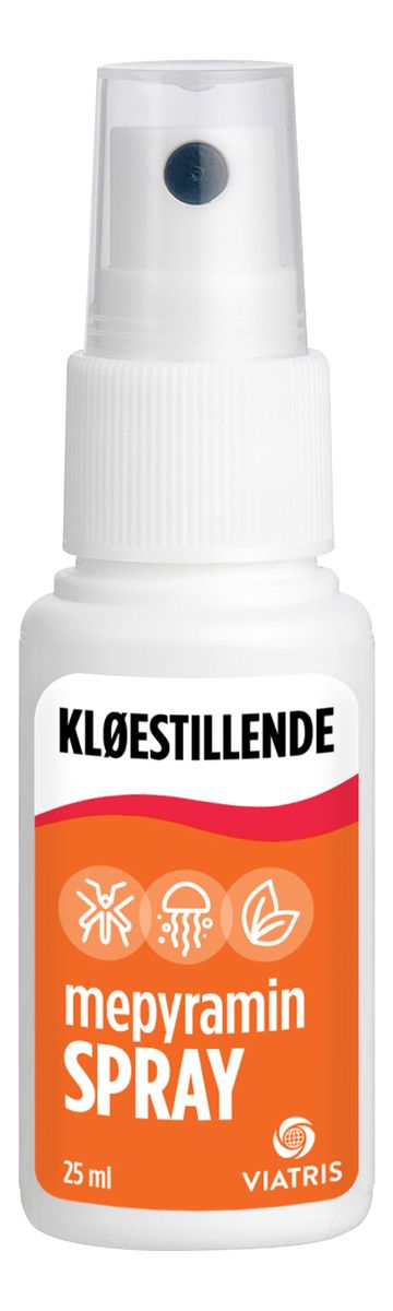Køb Mepyramin Spray 2% (Medic) - 25 ml. billigt hos Med24.dk
