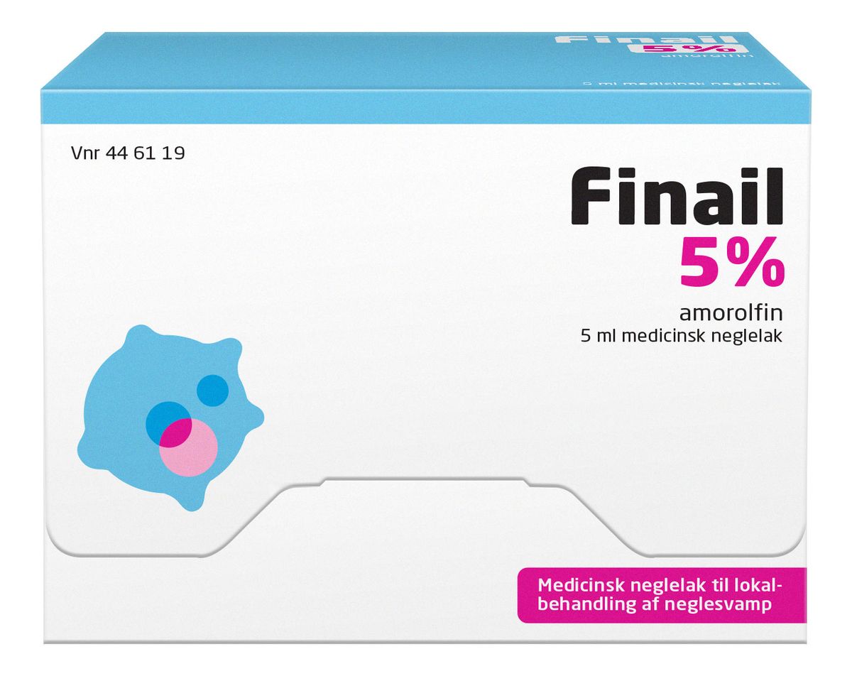 Køb Finail 5 % medicinsk neglelak - 5 ml. hos Med24.dk