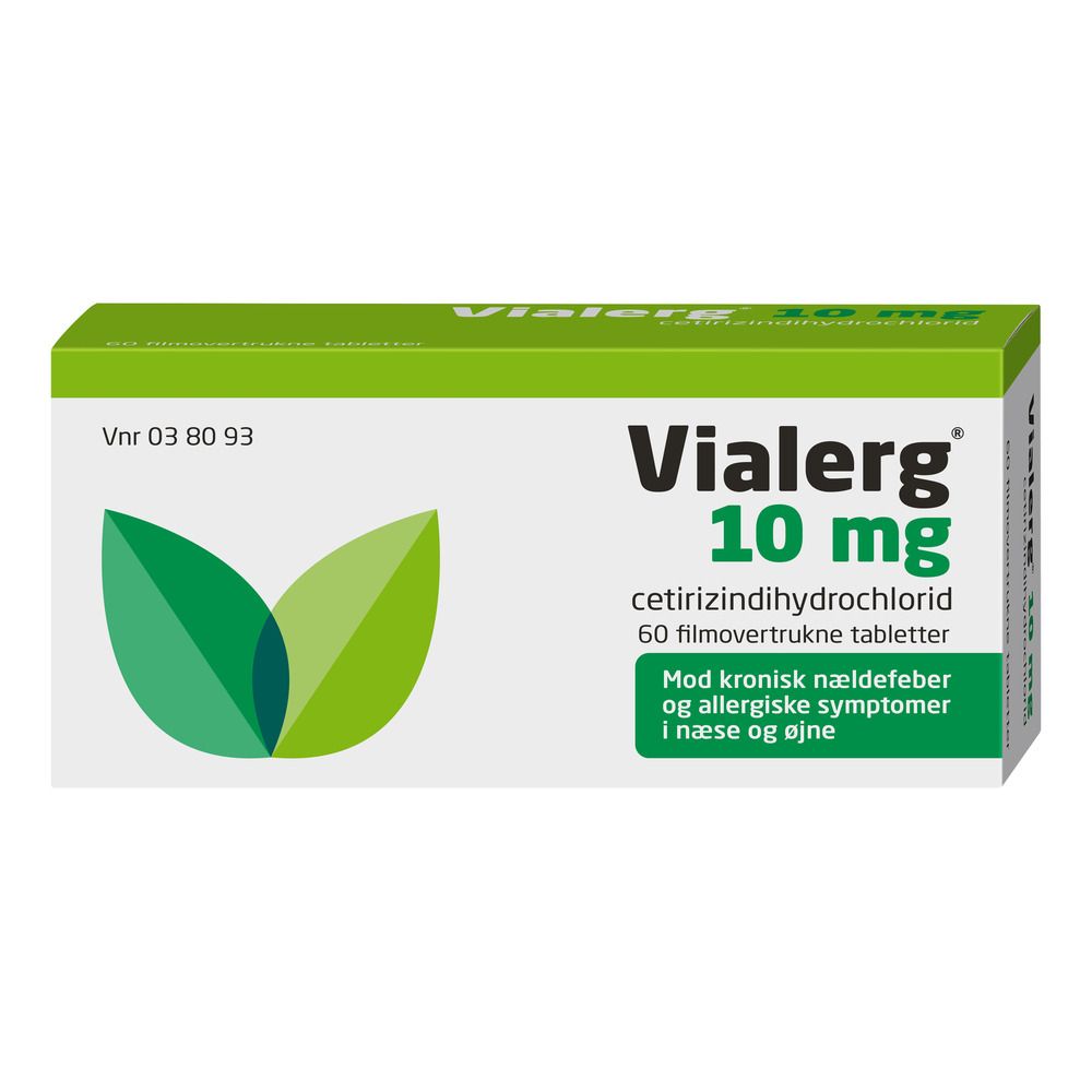 Køb Vialerg 10 mg - 60 tabletter billigt hos Med24.dk