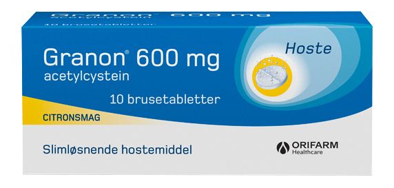 Køb Granon 600 mg - 10 brusetabletter hos Med24.dk