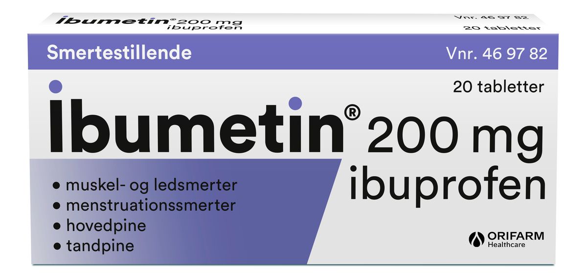 Køb Ibumetin Takeda 200 mg 20 stk. nemt hos Med24.dk