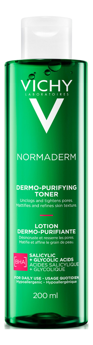 Køb Vichy Normaderm Dermo-Purifying Toner - 200 ml. | Med24.dk