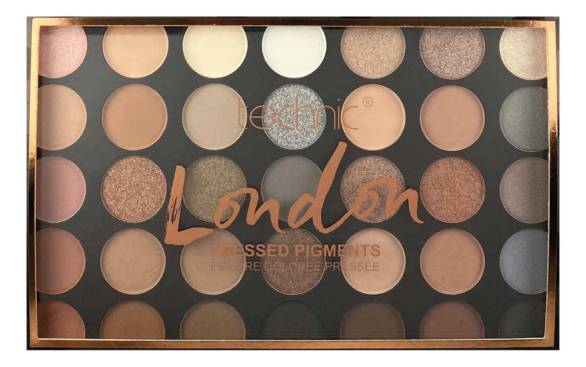 Køb TECHNIC London Pressed Pigment Palette hos Med24.dk