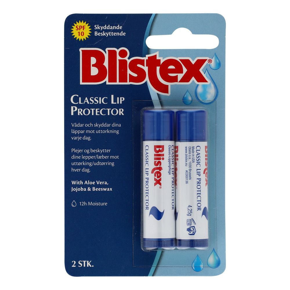 Køb Blistex Classic lip Protector - 2 stk. hos Med24.dk
