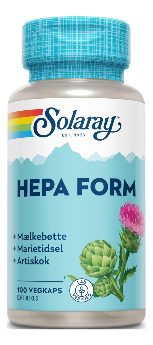 Køb Solaray Hepa Form - 100 kaps. hos Med24.dk
