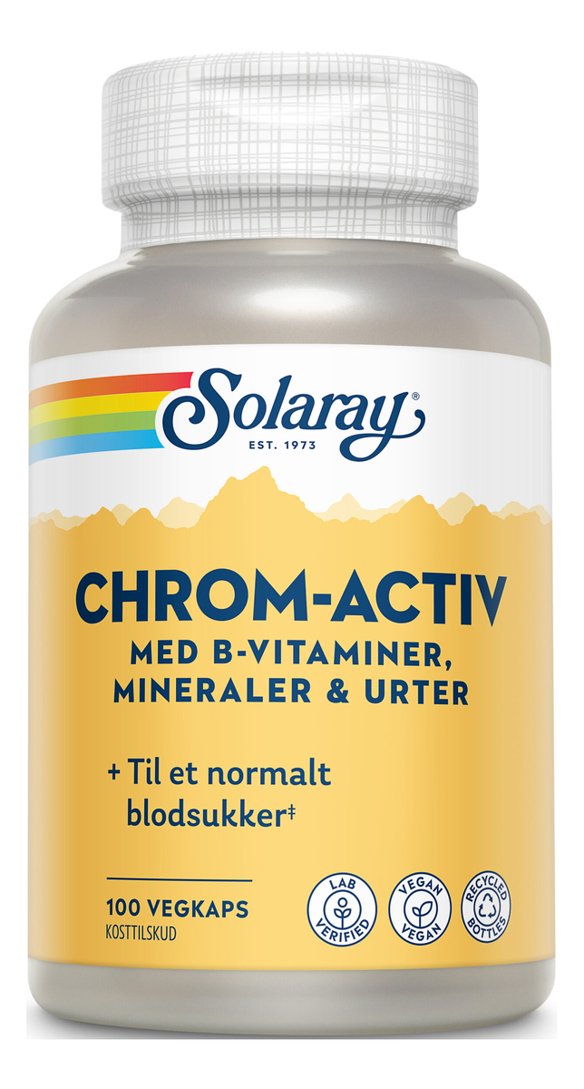 Køb Solaray ChromActiv - 100 kaps. billigt hos Med24.dk