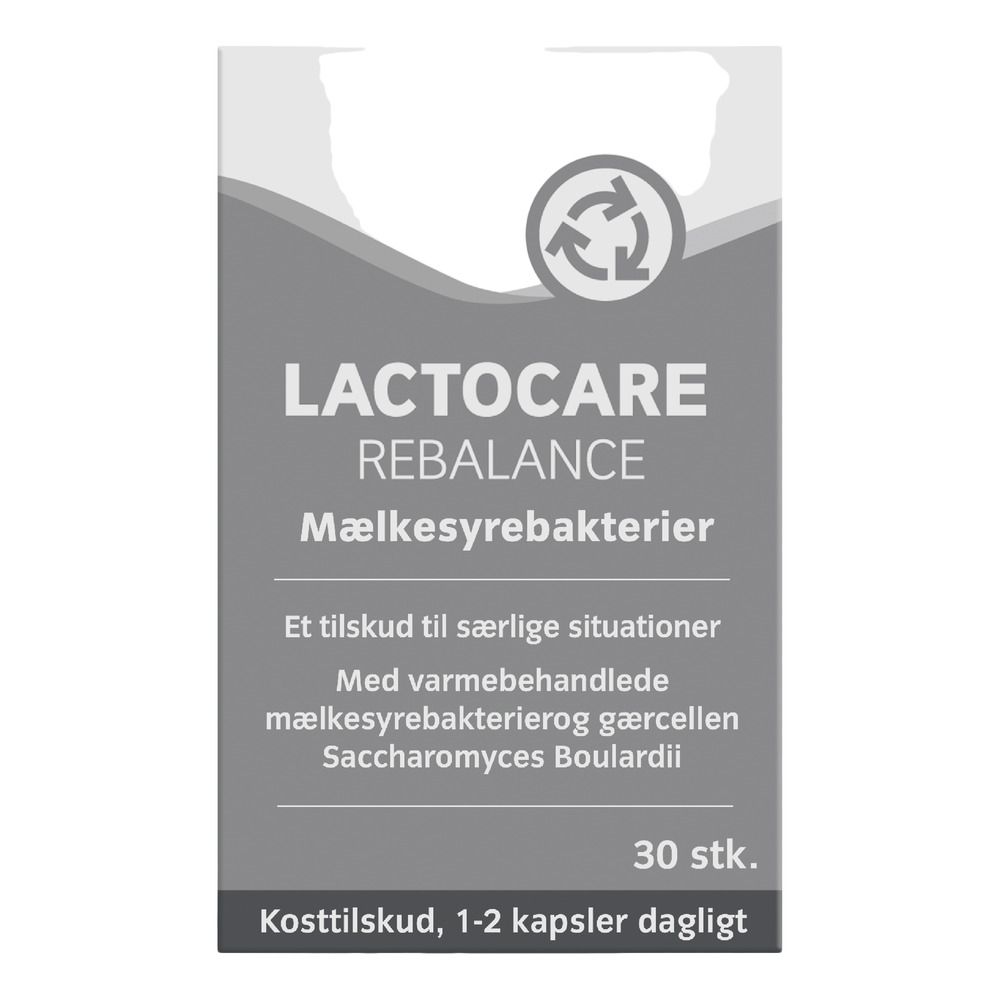 Køb Lactocare Rebalance - 30 kapsler billigt hos Med24.dk