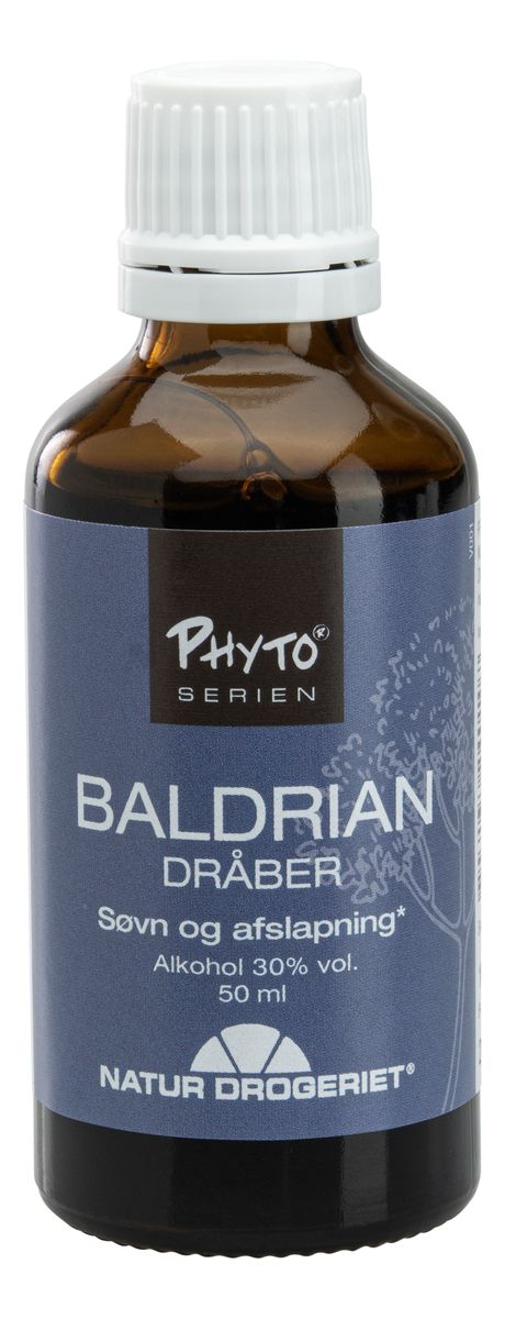 Køb Natur-Drogeriet Baldrian Dråber - 50 ml billigt hos Med24.dk