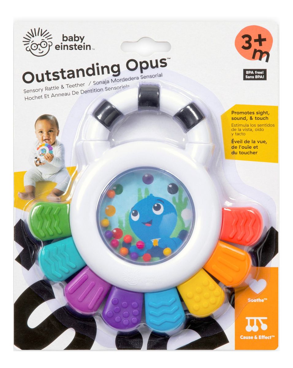 Køb Baby Einstein Outstanding Opus sensorisk rangle hos Med24.dk